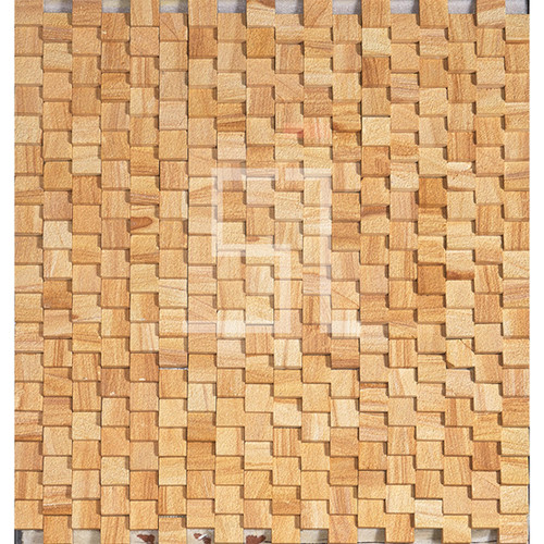 Tapered Stone wall Mosaic for interior design | Stone Ideas