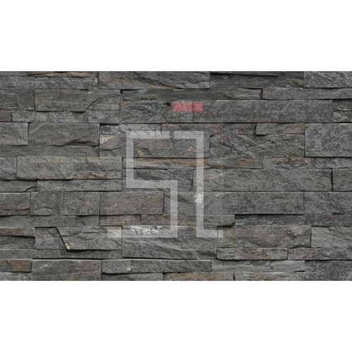 Grey stone cladding tiles for elevation | stone ideas