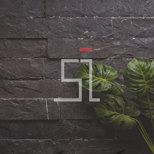 Black stone cladding , wall tiles | Stone Ideas