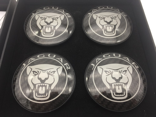 Centre Cap Badges - Carbon Fibre. Set of 4 | SB Wheels