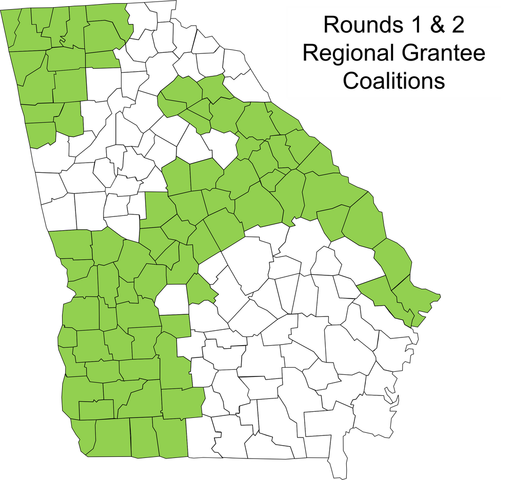 Introducing Resilient Georgia's 8 Regional ACEs/TIC Coalitions