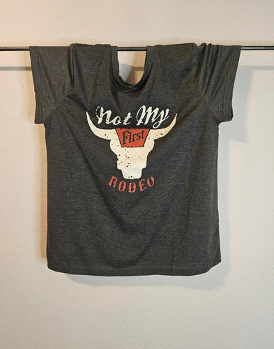 Not My First Rodeo Graphic T-shirt | The Spirited Cowgirl