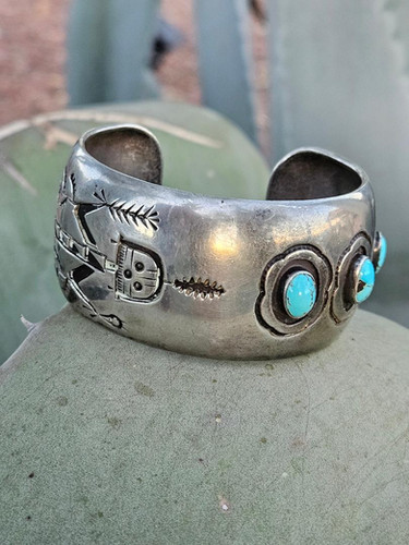 VINTAGE Navajo Corn Maiden Cuff | The Spirited Cowgirl