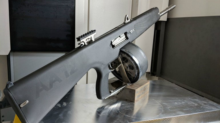 The AA-12 Automatic Shotgun - High Caliber History LLC