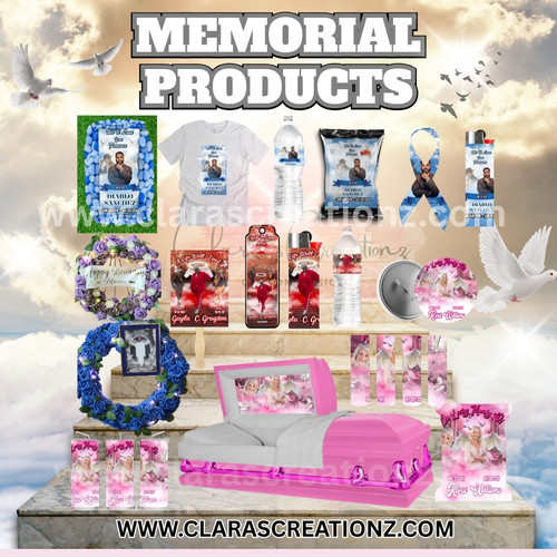 Custom | Memorial | Casket Inserts | Grave Blankets | Personalized ...