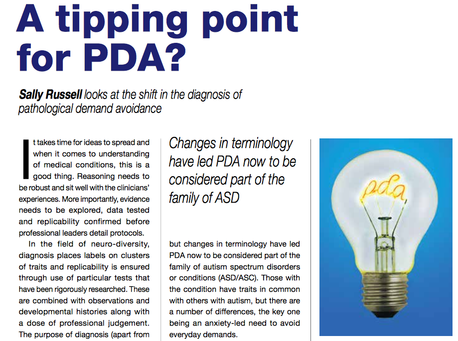 PDA Diagnosis at a Tipping Point