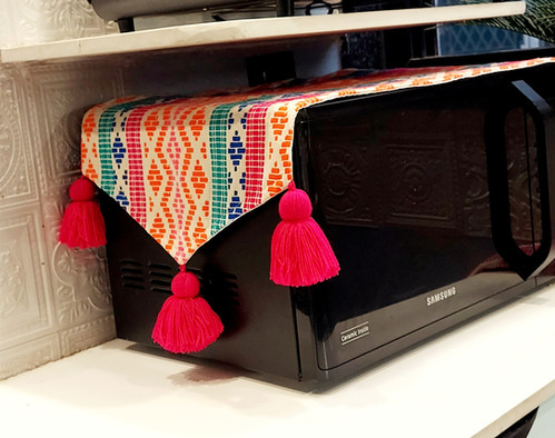 Rainbow Microwave/Oven Cover | Throwpillow