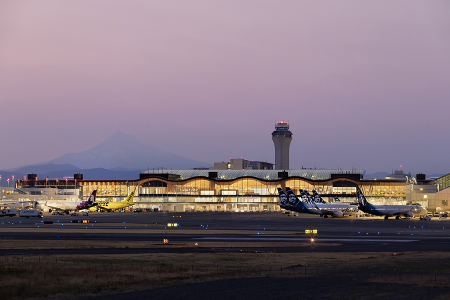 Portland International Airport: The visionary main terminal at PDX has ...