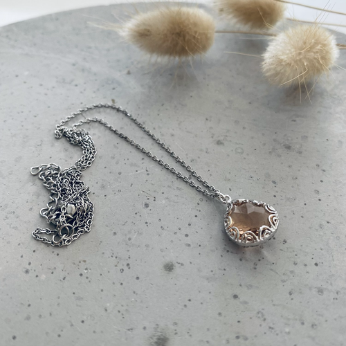 Audrey Lace Filigree Pendant Necklace | Twigg Jewellery