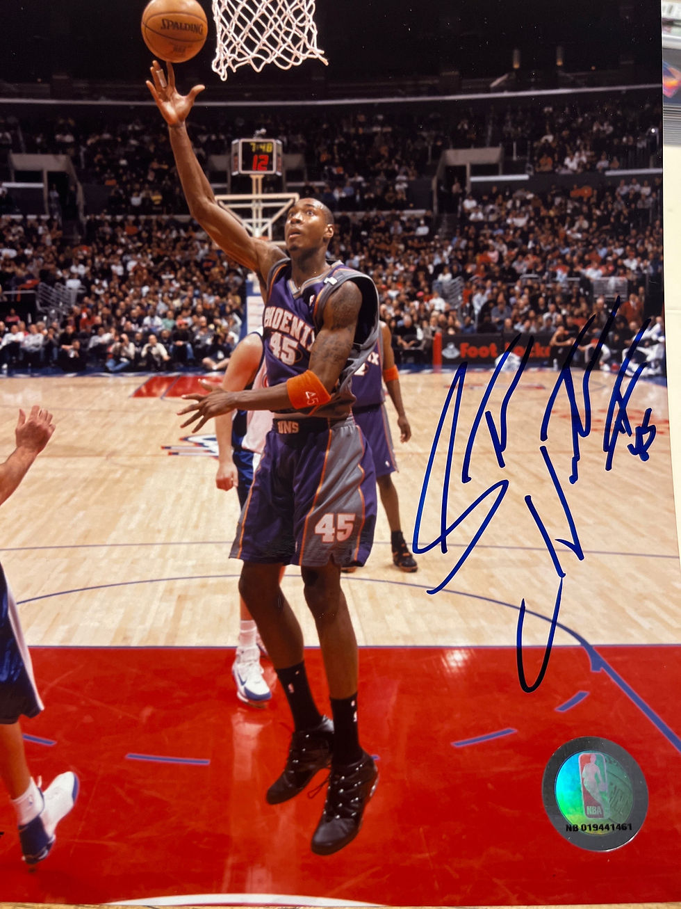 Steven Hunter (Basketball Suns) signed 8x10 | IncredibleCollectorLLC