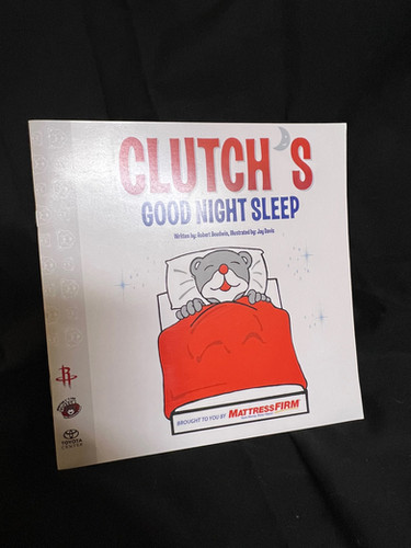 Clutch’s Good Night Sleep book-Houston Rocket mascot ...