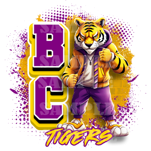 BC Tigers 2 (Transfer) | Truprints