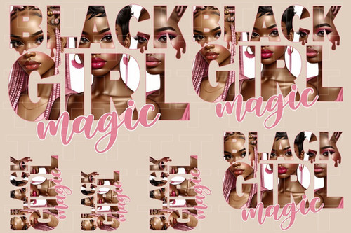 Black Girl Magic Pink... Bundle | Truprints