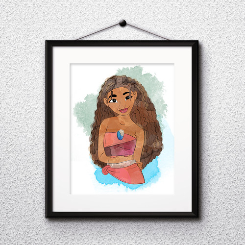 Moana Disney Art, Moana Disney Poster, Moana Disney Painting, Moana ...