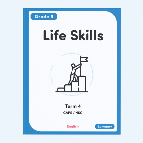 Gr 5 Life Skills T4 [English] | Testpapers