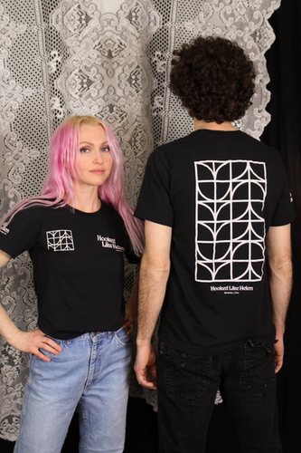 Tour Merch - Black & White T-Shirt | Hooked Like Helen