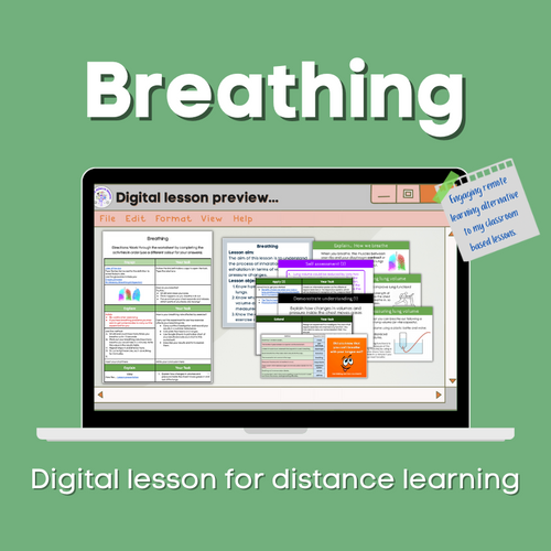 Breathing Distance learning | Cmgs Science Lessons