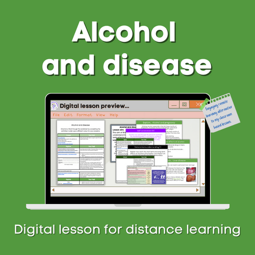 Alcohol and disease Distance learning | Cmgs Science Lessons