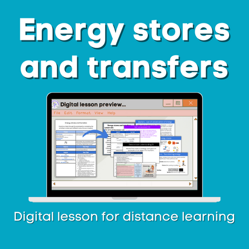 Energy stores and transfers Distance learning | Cmgs Science Lessons