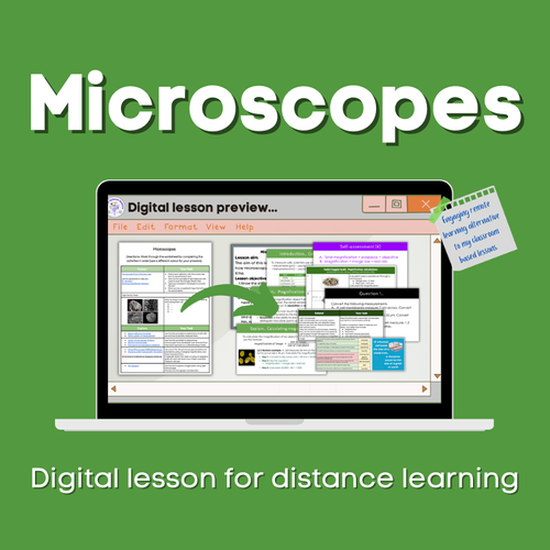 Microscopes Distance learning | Cmgs Science Lessons