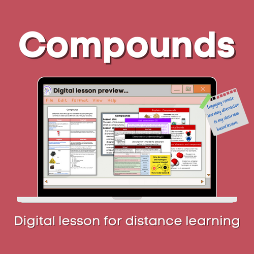 Compounds Distance learning | Cmgs Science Lessons