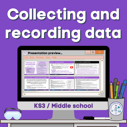 Collecting and recording data | Cmgs Science Lessons