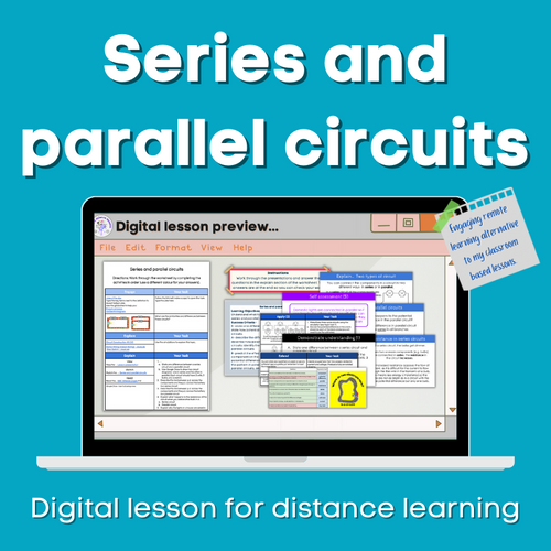 Series and parallel circuits Distance learning | Cmgs Science Lessons