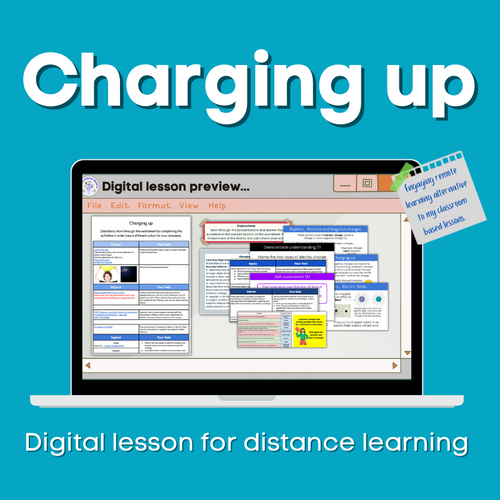 Charging up (static electricity) Distance learning | Cmgs Science Lessons