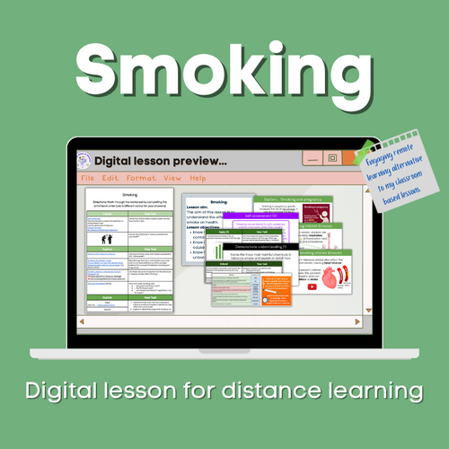 Smoking Distance learning | Cmgs Science Lessons