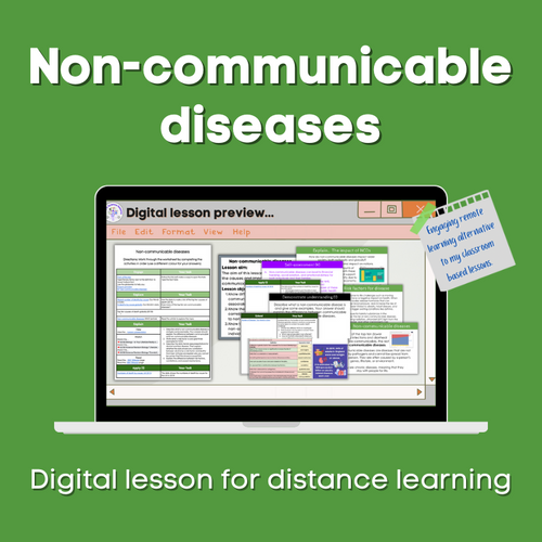 Non-communicable diseases Distance learning | Cmgs Science Lessons