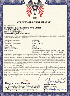 Certificates | Disposafe