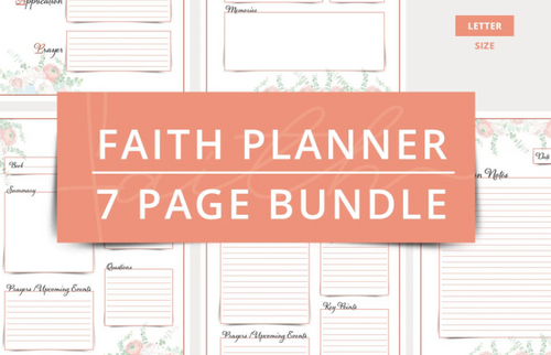 Faith Planner | Lovely Printables