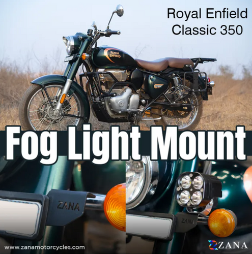 Zana Fog Light Mount (RE Classic 350 Reborn) | Build - a - Biker