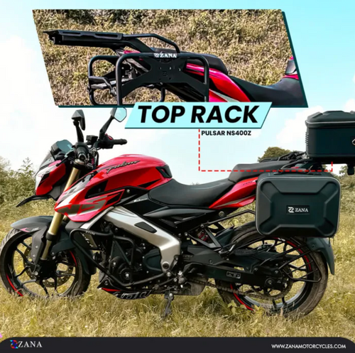 Zana Top Rack / Back Carrier (Bajaj Pulsar NS400Z) | Build - a - Biker