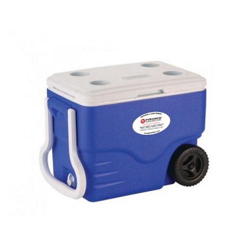 CAIXA TÉRMICA 38 LITROS COM RODAS | PYROMED | INCOTERMINAS