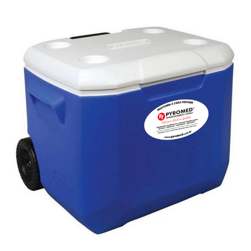 CAIXA TÉRMICA 56,7 LITROS COM RODAS | PYROMED | INCOTERMINAS