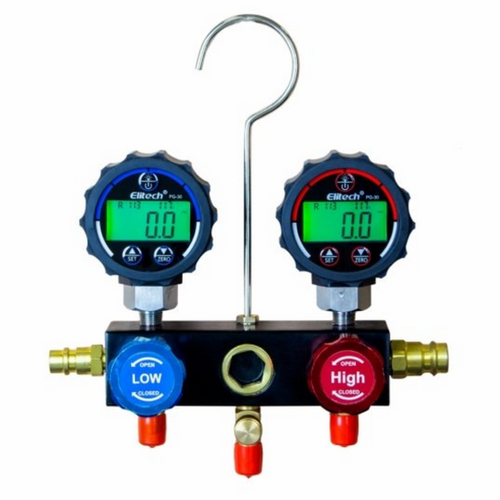 MANIFOLD DIGITAL COM 02 MANÔMETROS - SEM CONECTORES AUTOMOTIVOS DMG-1B ...