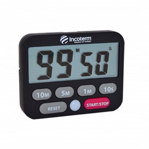 TIMER DIGITAL COM CRONÔMETRO | INCOTERM | Incoterminas