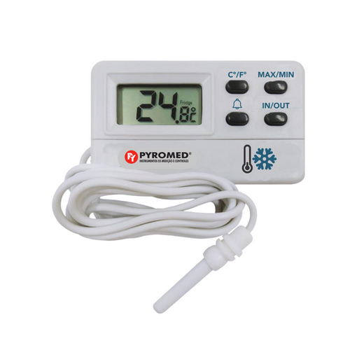 TERMÔMETRO DE TEMPERATURA MÁXIMA E MÍNIMA (IN/OUT) | PYROMED | Incoterminas