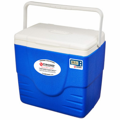 CAIXA TÉRMICA 8,5 LITROS COM TERMÔMETRO MÁXIMA E MÍNIMA DIGITAL ...