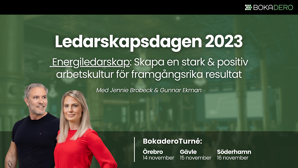 Ledarskapsdagar 2023 - Bokaderoturné med Jennie Brobeck & Gunnar Ekman