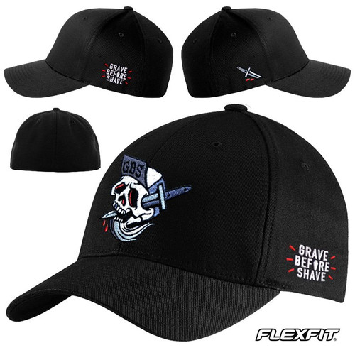 GBS Skull & Dagger flexfit Hat | gravebeforeshaveaus
