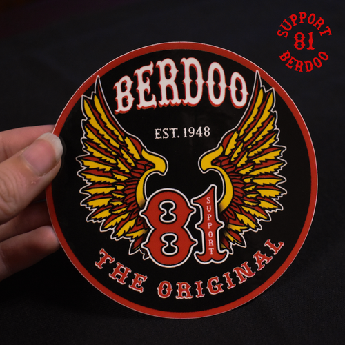 Wings Circle Sticker | Support 81 Berdoo
