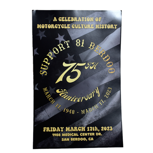 75th Anniversary Poster | Support 81 Berdoo