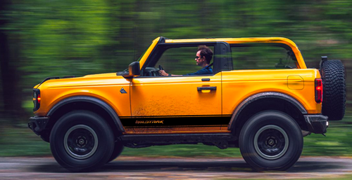 Ford Bronco 2021-2024 WILDTRAK logo Vinyl side2DR | stickerclu8