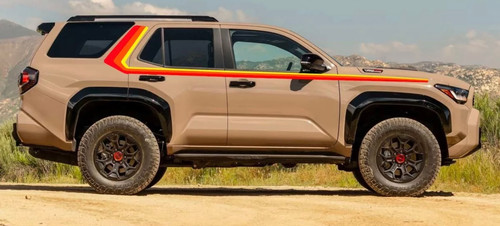 Anniversary TRD Retro Style Racing Stripes | stickerclu8