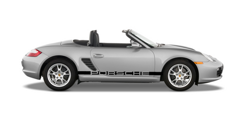 Boxster 987 986 Negative Stripe Side Decals | stickerclu8