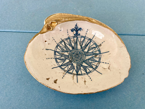 Compass Clam Dish | Florida Beach Puddle