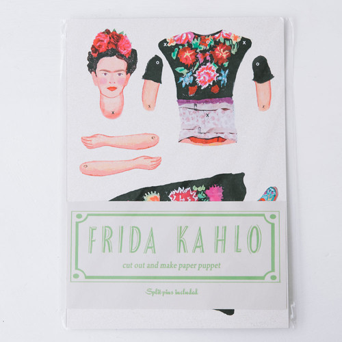 Cut and Make Paper Doll - Frida Kahlo | Indica