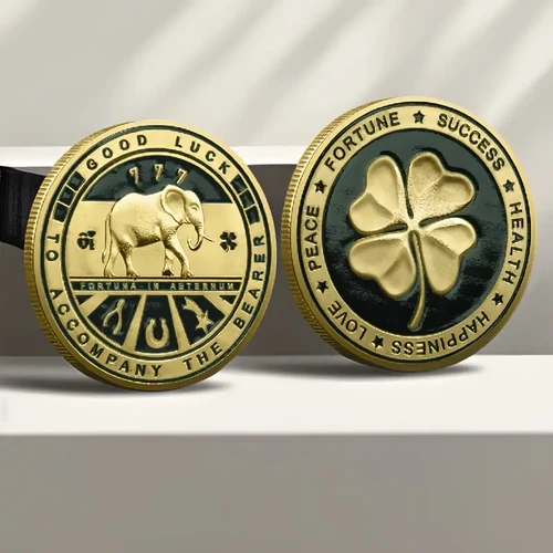 Good Luck Challenge Coin - Metal | AMDF Shop